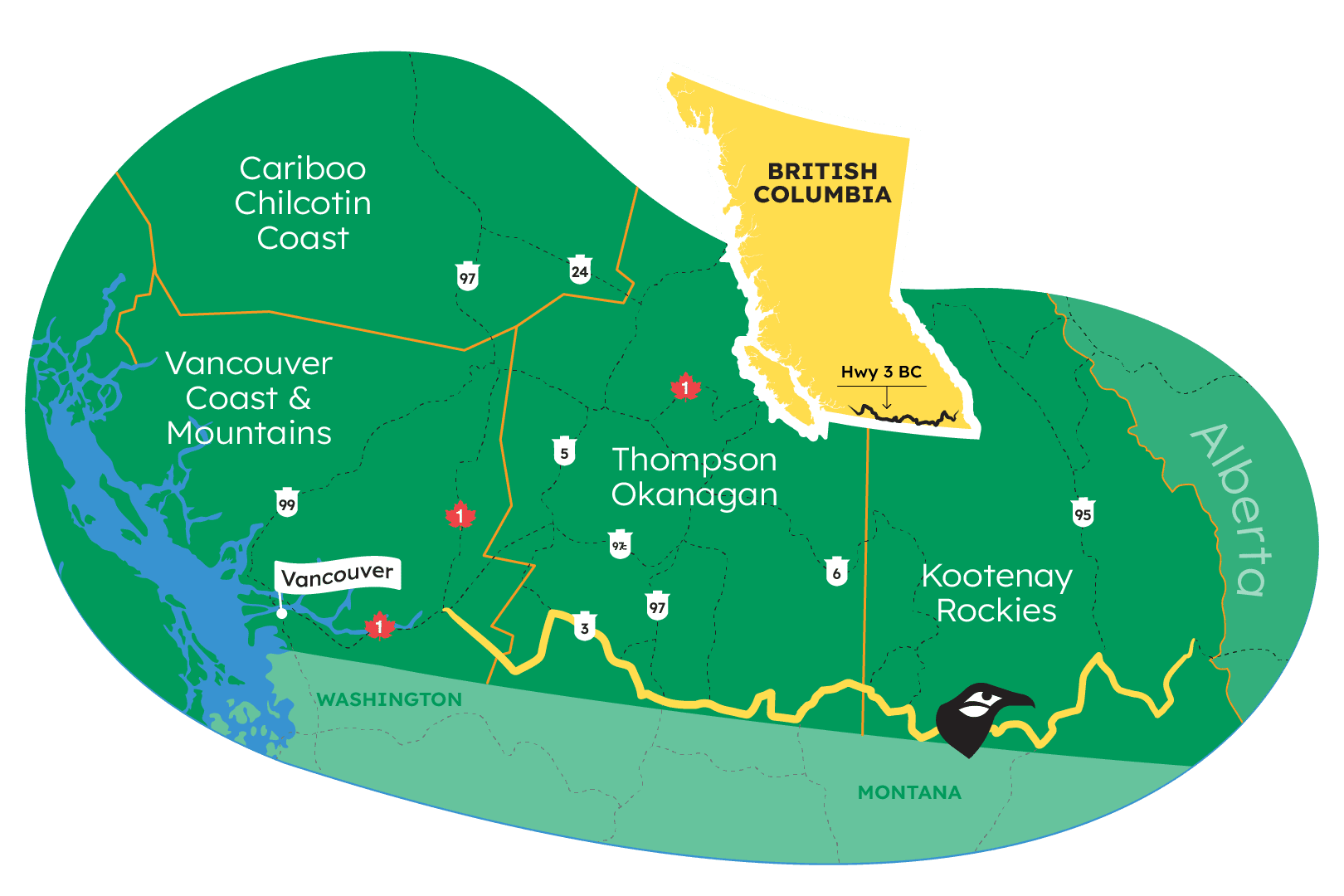 Highway 3 - The winding route to adventure